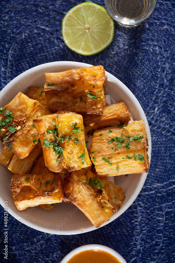 Mandioca frita, delicioso aperitivo nordestino Stock Photo | Adobe Stock