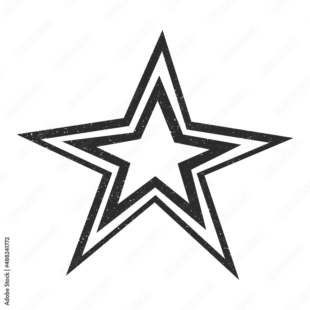 Large Star Clip Art Black And White