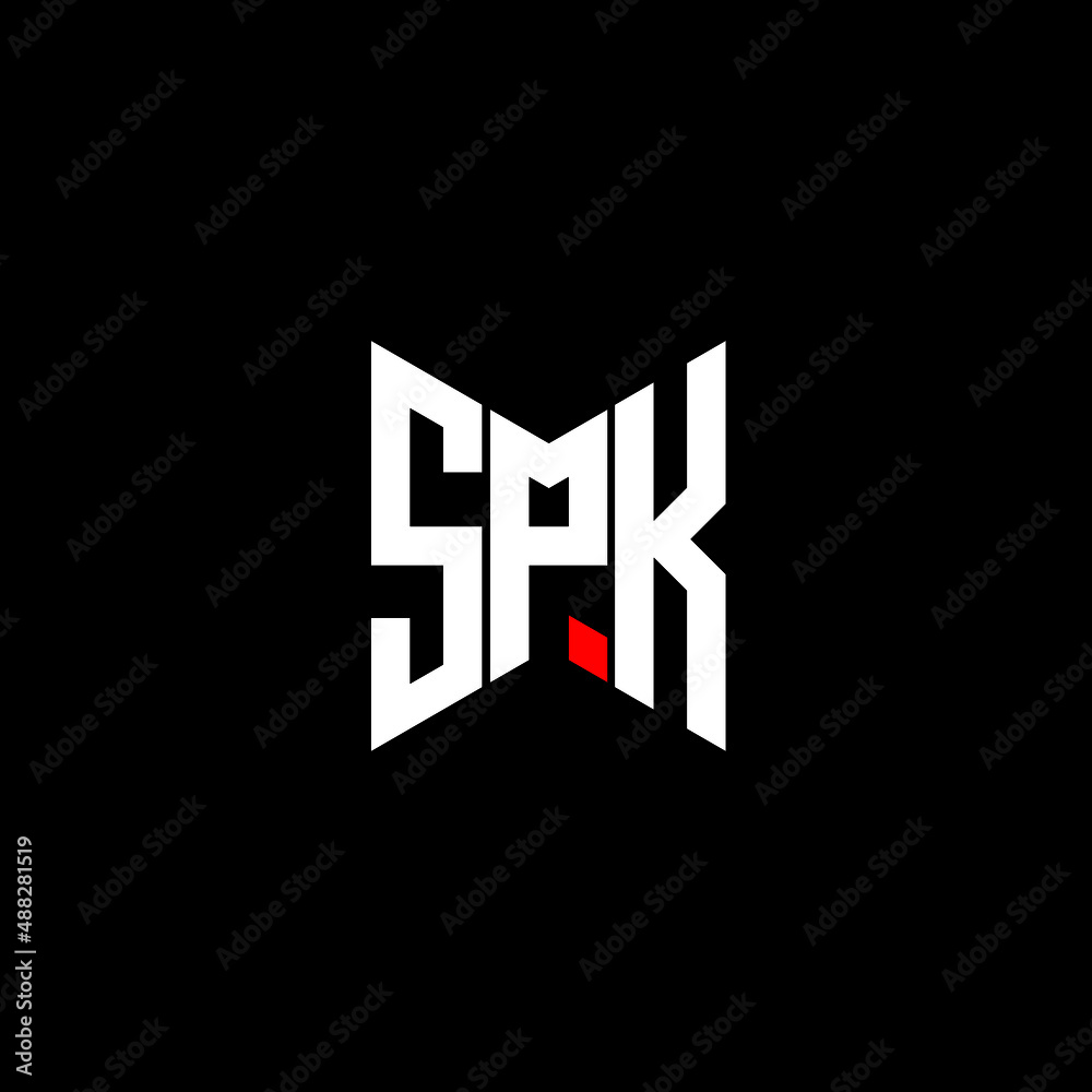 SPK letter logo creative design. SPK unique design Stock Vector | Adobe ...