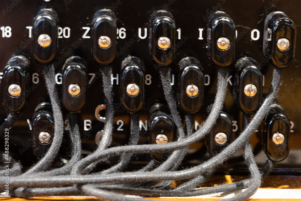 World War 2 German 'Enigma' machine was used for encrypting and ...