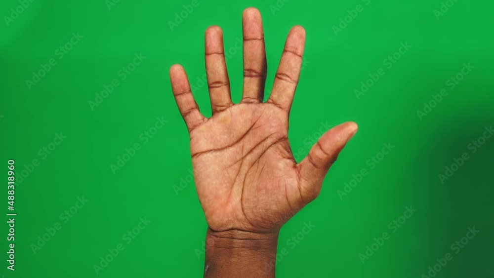 Video „3 gestures of body language countdown timer or counting number ...