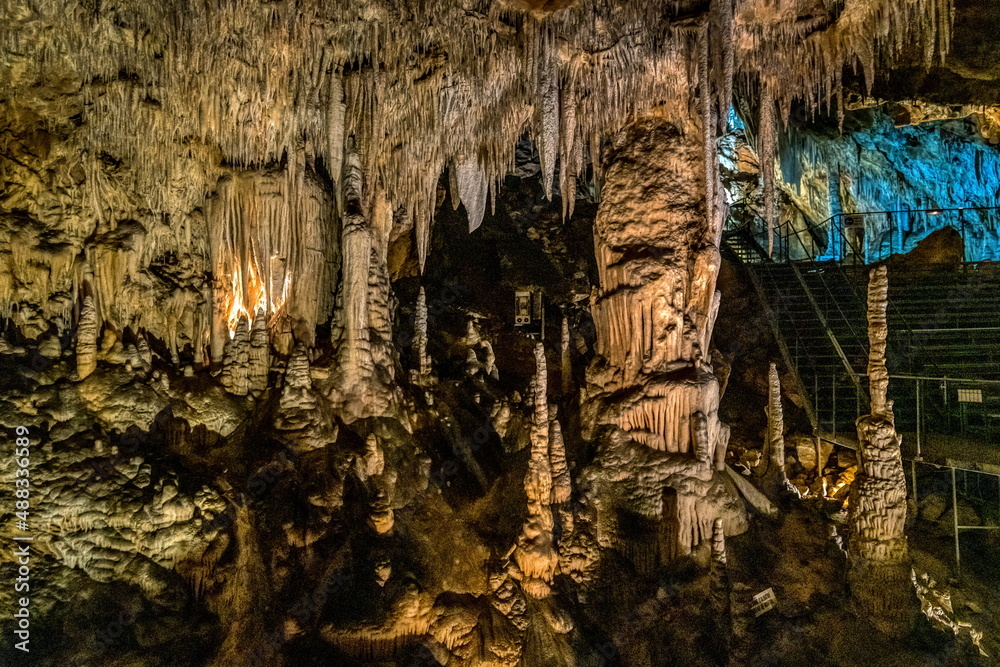 Cave Grotte des Grandes Canalettes in French Pyrenees full of ...