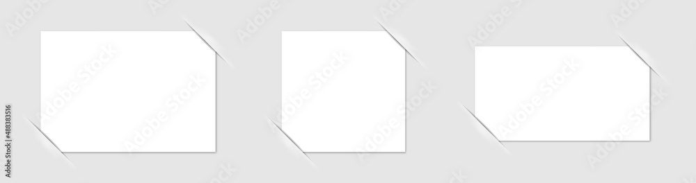 Composite empty page with places Stock Vector | Adobe Stock
