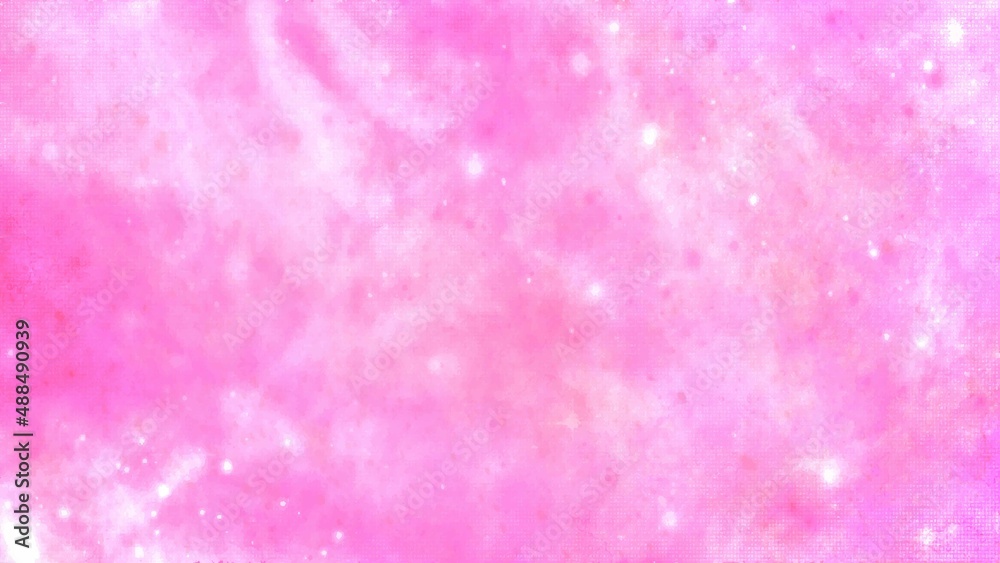 Pink abstract background and Pink Universe space galaxy with glitter ...