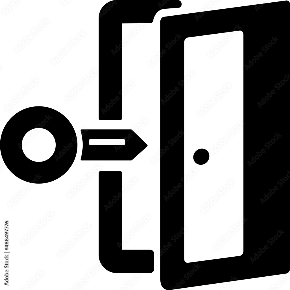 door key Stock Vector | Adobe Stock