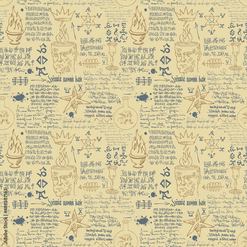 vector image of a seamless texture for printing on fabric and paper in ...