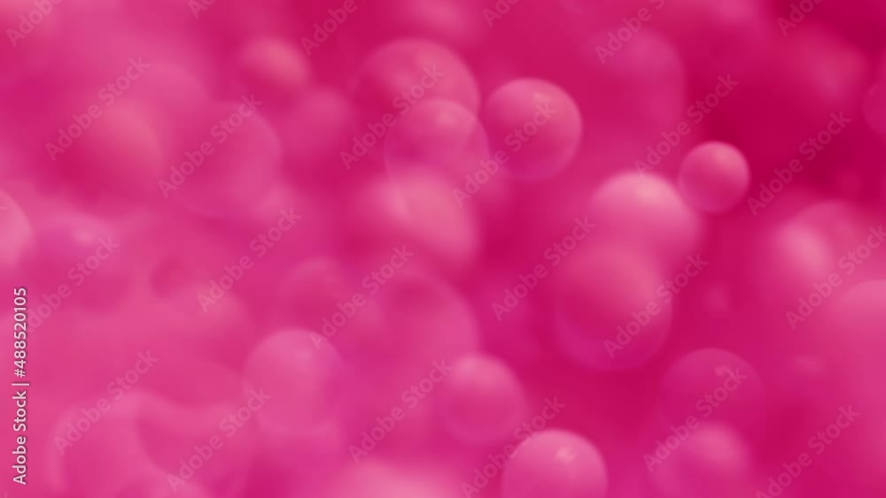 Red rose bubbles, abstract background with flow of blobs. Erythrocytes ...