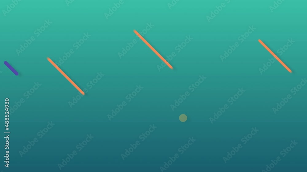 Video Stock 4K. seamless looping of abstract 2D pattern dynamic ...