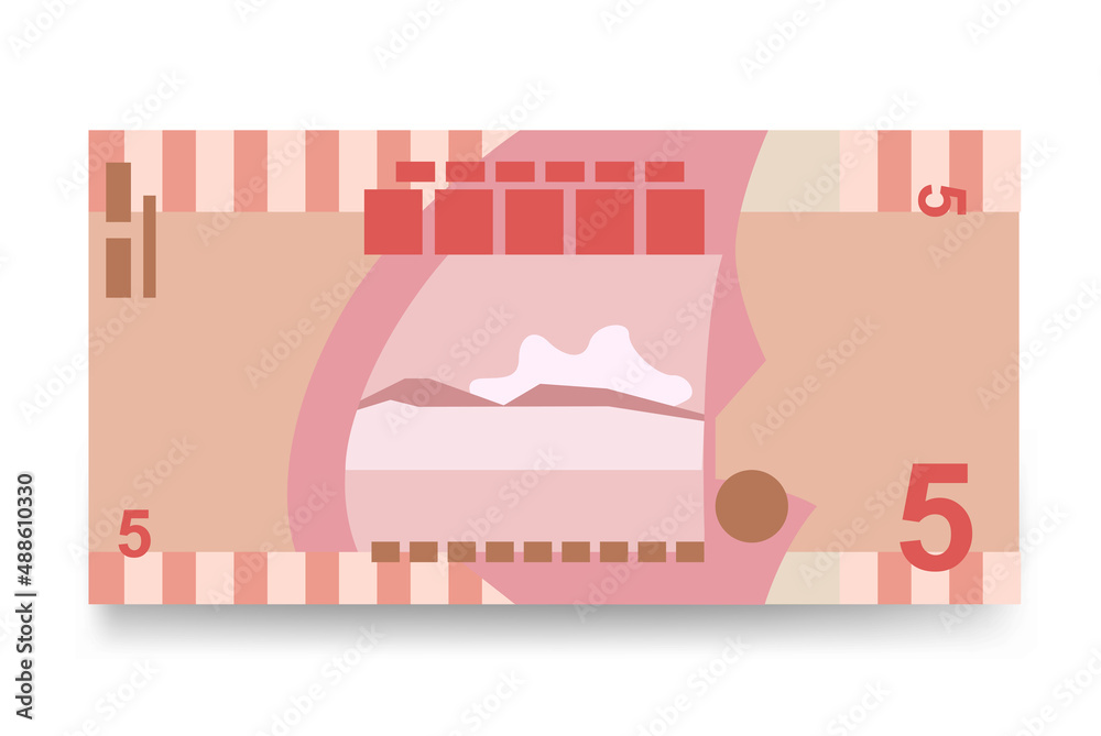 Samoan Tala Vector Illustration. Samoa money set bundle banknotes ...