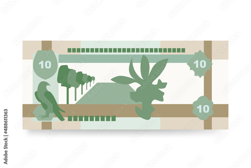 UAE Dirham Vector Illustration. United Arab Emirates money set bundle ...