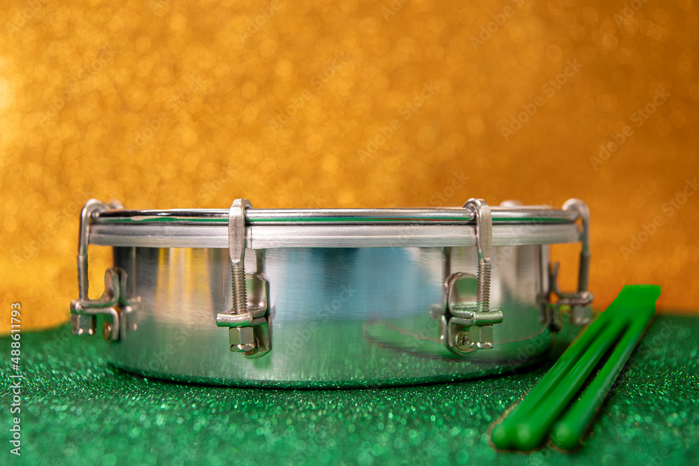 Tamborim. Brazilian instrument of percussion used to play samba used in ...