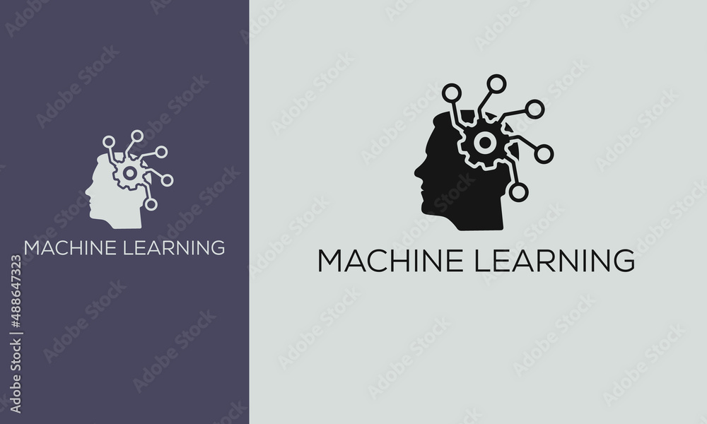 Vetor de Set of Machine learning concept icons design. Contains such icons algorithm, data ...