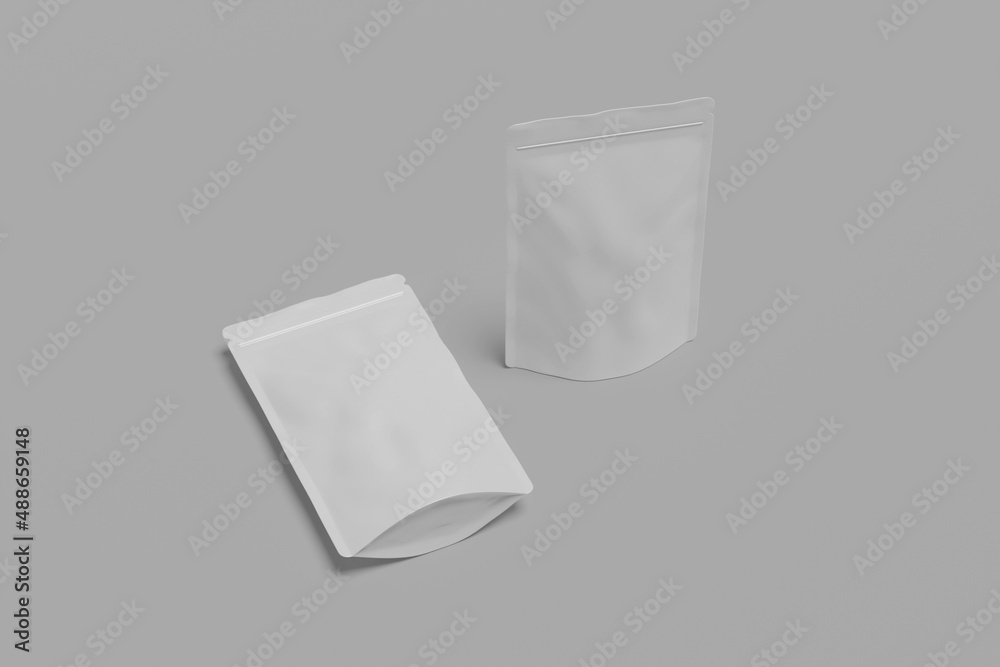 blank stand-up pouch mockup Stock Photo | Adobe Stock