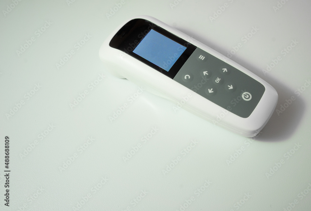 Medical device for electrical stimulation at home. A hand-held medical ...