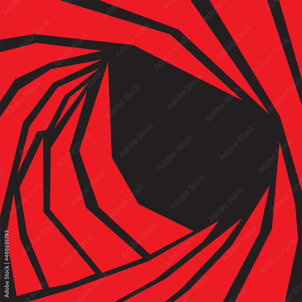 Abstract background with red sharp line pattern Stock Vector | Adobe Stock