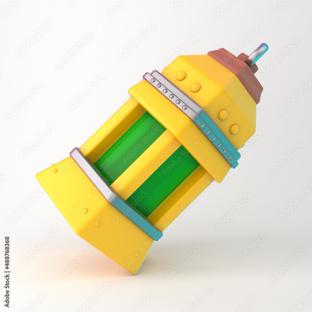 Cartoon Lantern Stock Illustration | Adobe Stock