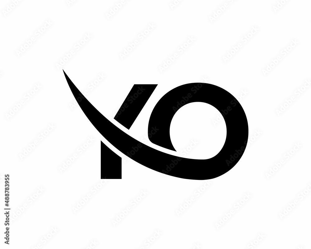 yo Letter monogram Logo Design Vector Icon. Modern luxury Alphabet ...
