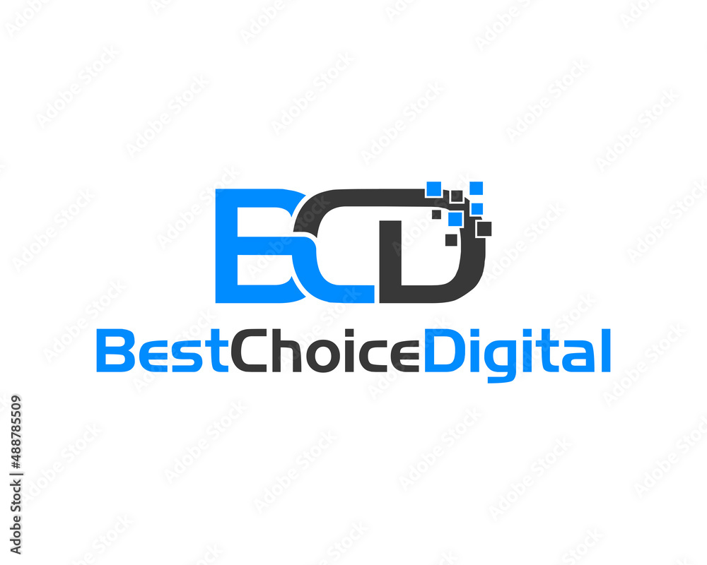 Initial Letters BCD Logo Design. Letters BCD joint logo icon Stock ...