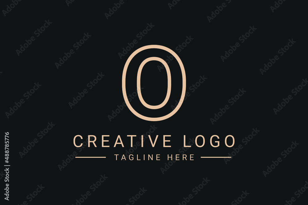 Modern creative letter O vector logo design. Minimalist O Luxury ...