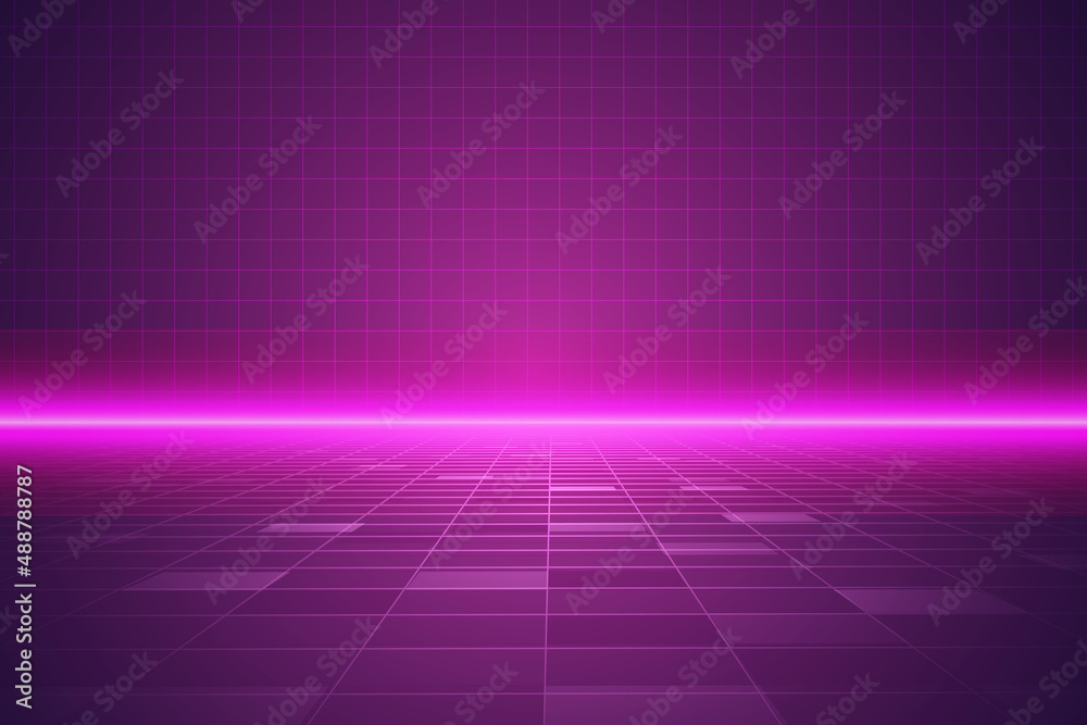 metaverse purple technology background template Stock 벡터 | Adobe Stock