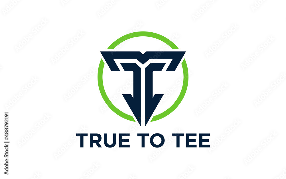 abstract Initial letter ttt logo design. initials ttt logo Stock Vector ...