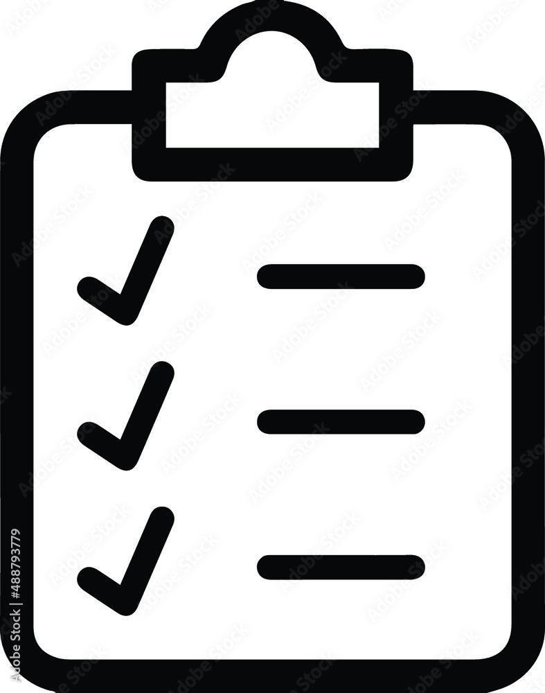 Check list or Check box icon Stock Vector | Adobe Stock
