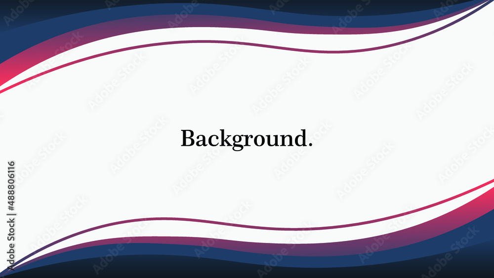 Wavy shape business background Free Vector. Stock Vector | Adobe Stock