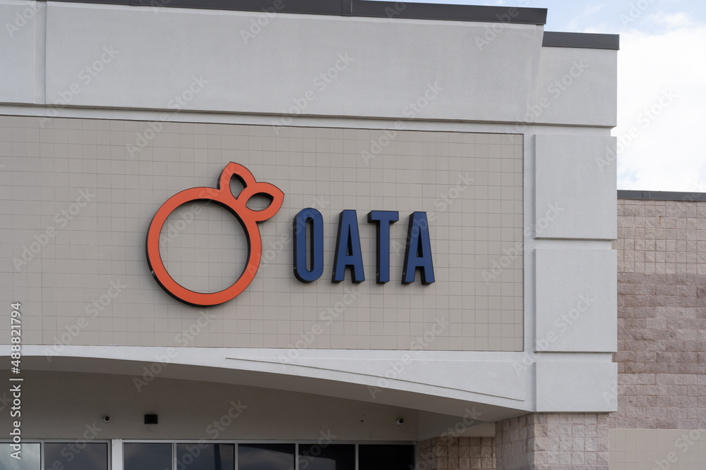 Orlando, Florida, USA - January 5, 2021: Closeup of OATA sign at their ...