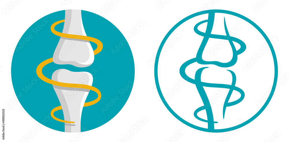 Bone Health flat vector icon Stock Vector | Adobe Stock