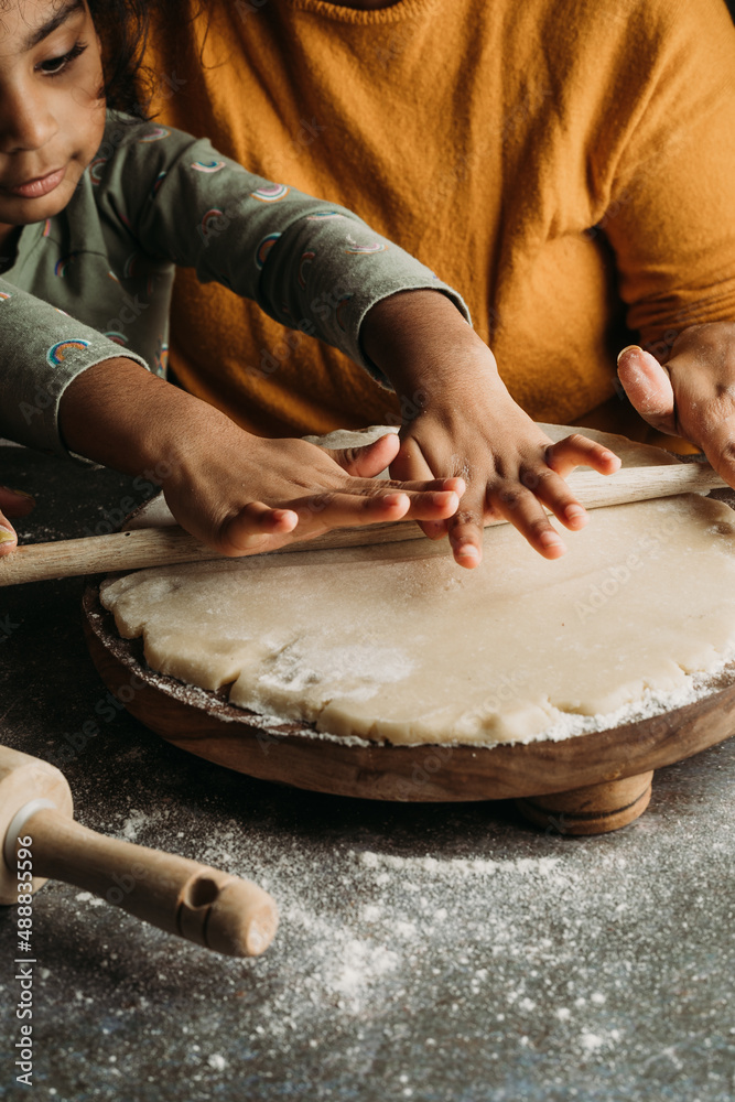 Kids helping making food Stock Photo | Adobe Stock