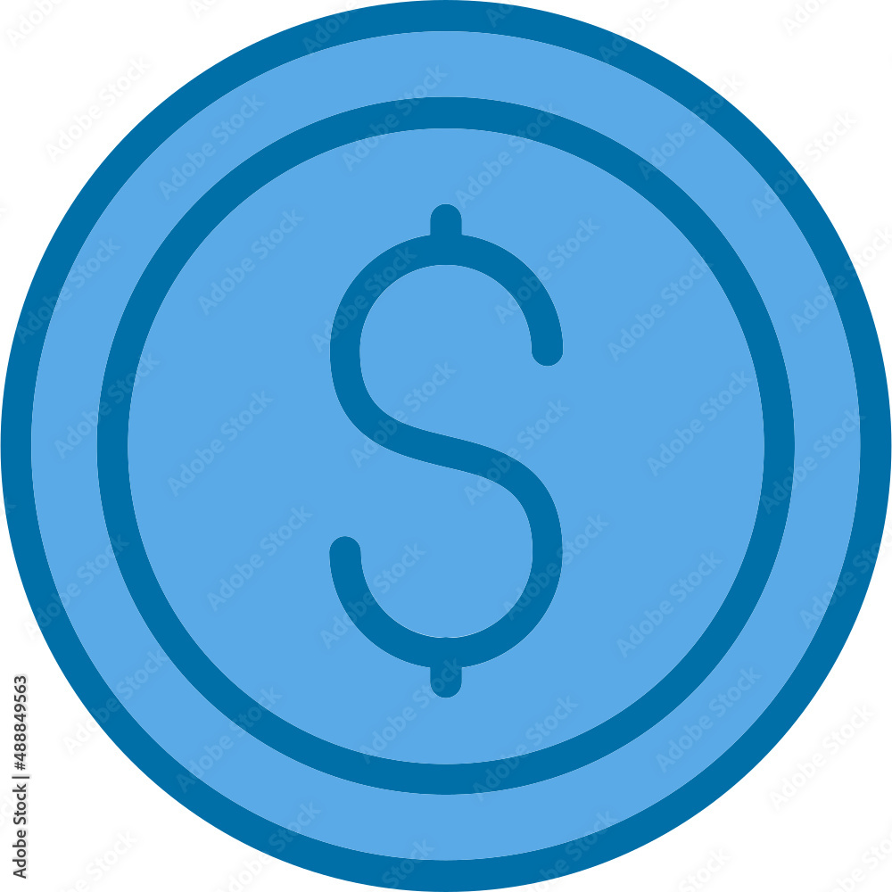 Dollar Sign Icon Stock Vector | Adobe Stock