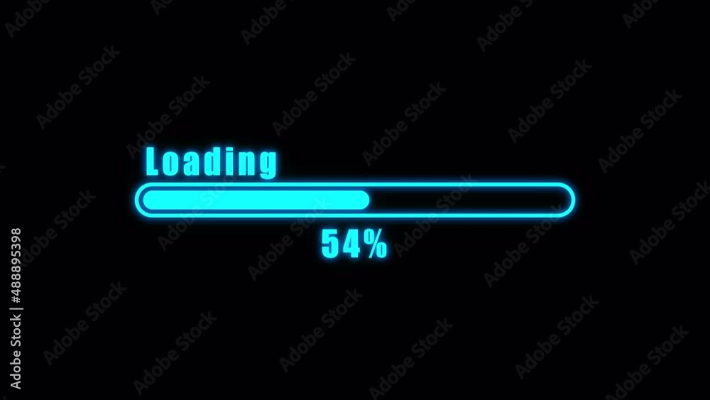 Loading scale. Video animation on transparent background. Video loading ...