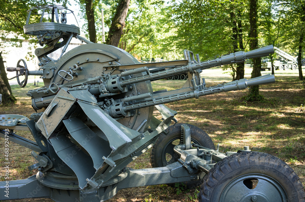 WW2 Anti-Aircraft Guns Stock Photo | Adobe Stock