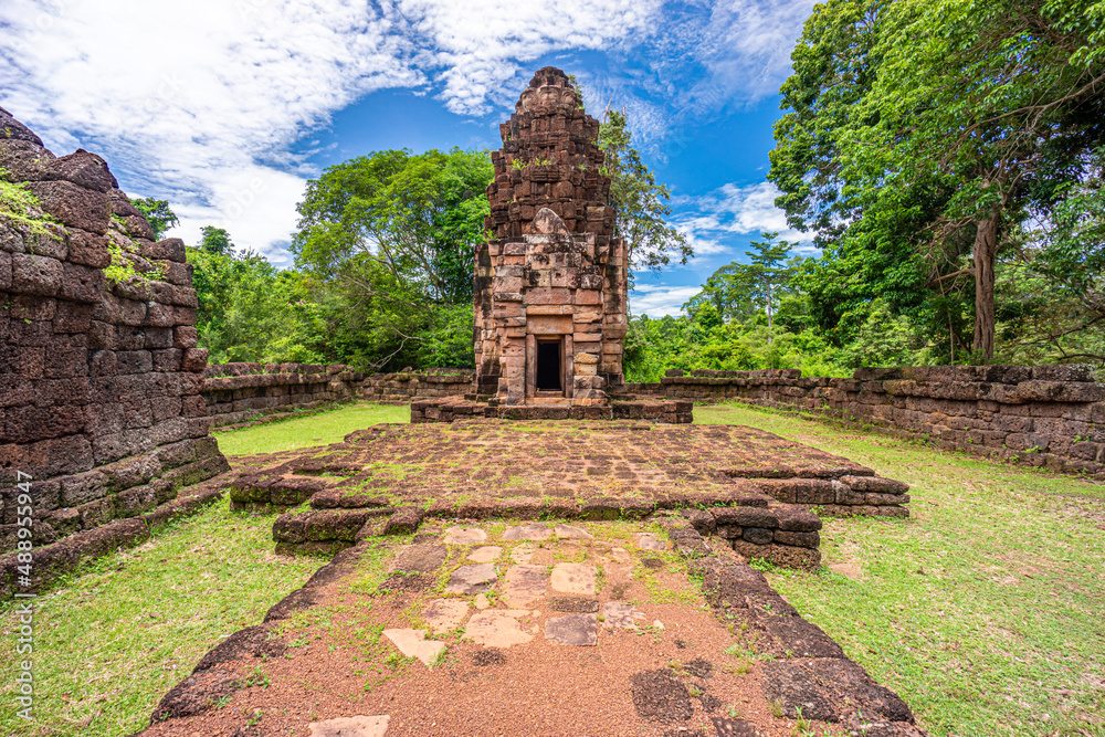 Main Prasat or Principal Tower of Prasat Ta Muean Tot. It is The ...