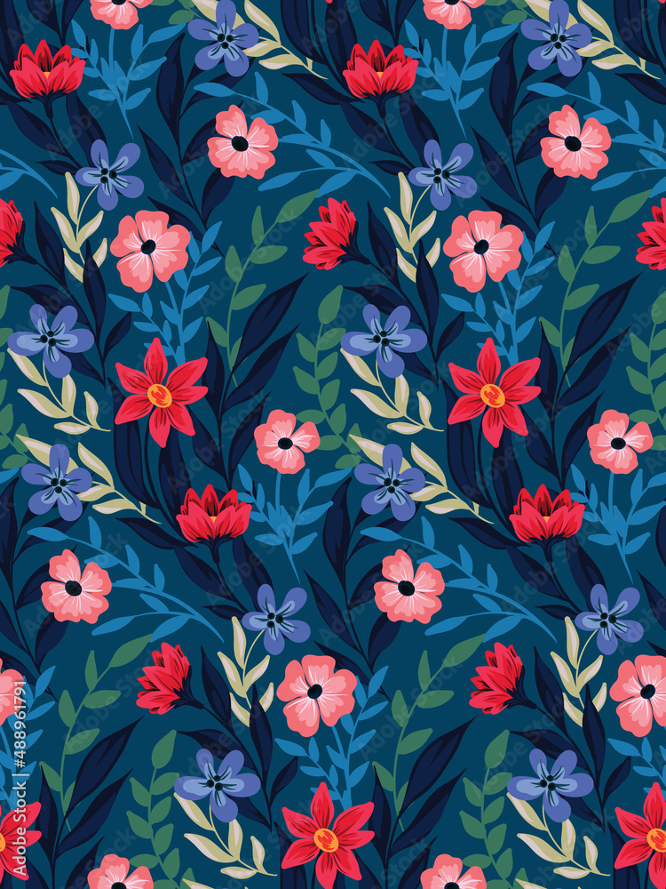 Cute Floral Print Backgrounds