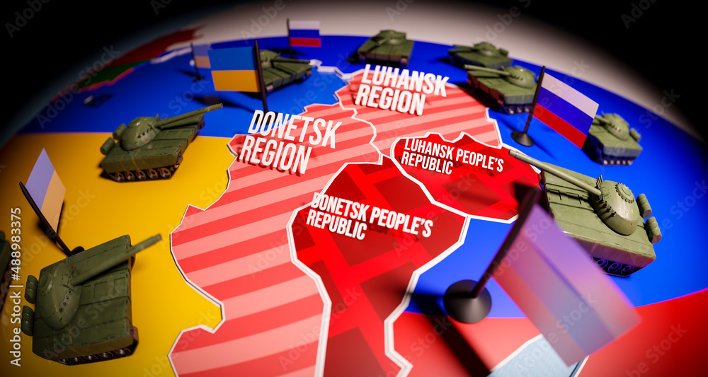 War escalation of the conflict on the border of Ukraine with Russia ...