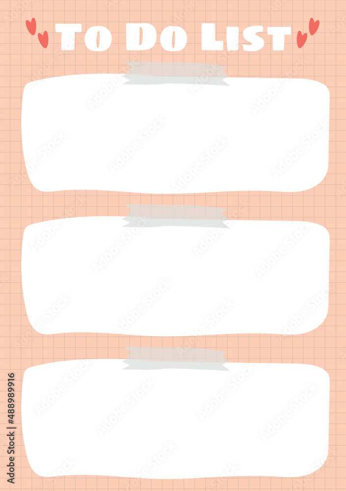 cute checklist journal cartoon vector icon illustration logo mascot ...