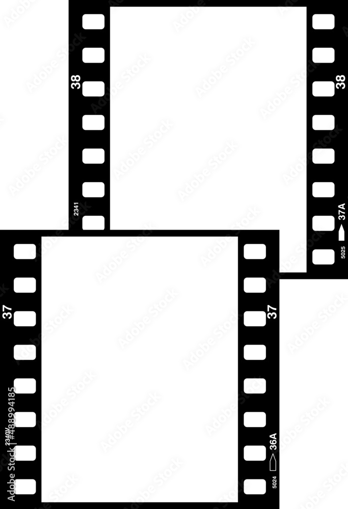 Set of Social stories film frame templates with space for your text or ...