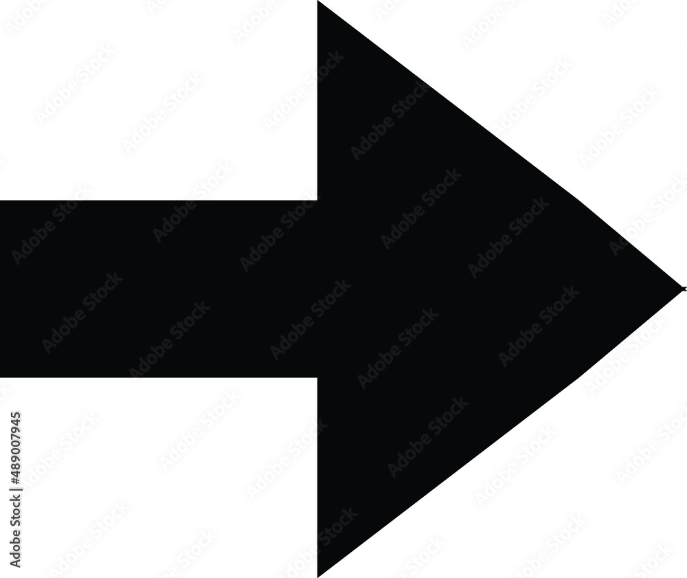 Right Arrow Vector Illustration Right Arrow Icon Vector Right Arrow Symbol Vector Arrow For