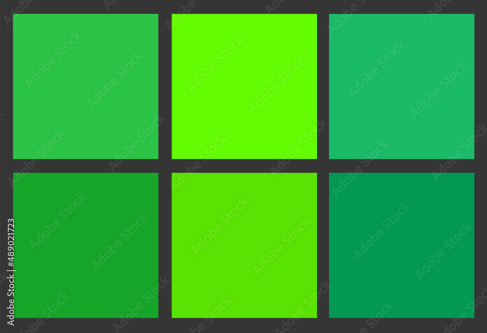 Chroma key green colour backgrounds vector collection. Chromakey ...