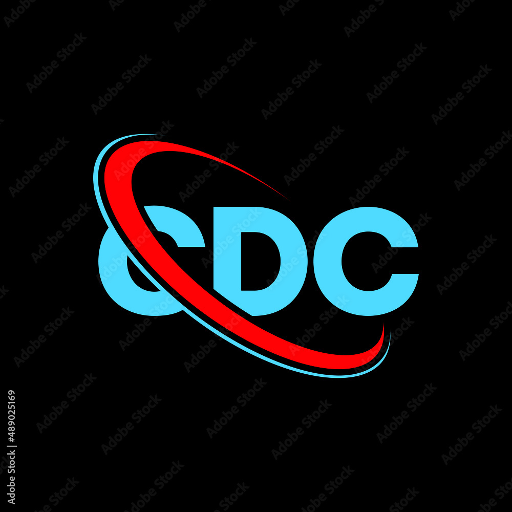 CDC logo. CDC letter. CDC letter logo design. Initials CDC logo linked ...