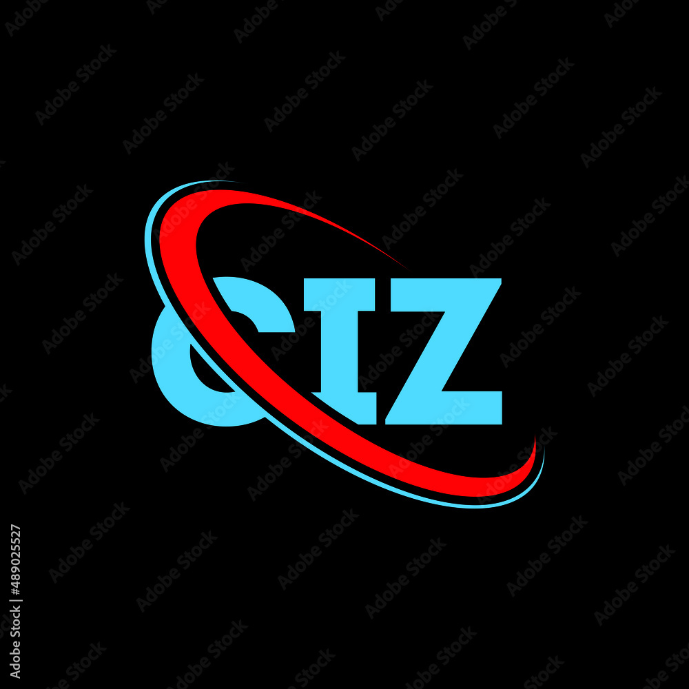 CIZ logo. CIZ letter. CIZ letter logo design. Initials CIZ logo linked ...