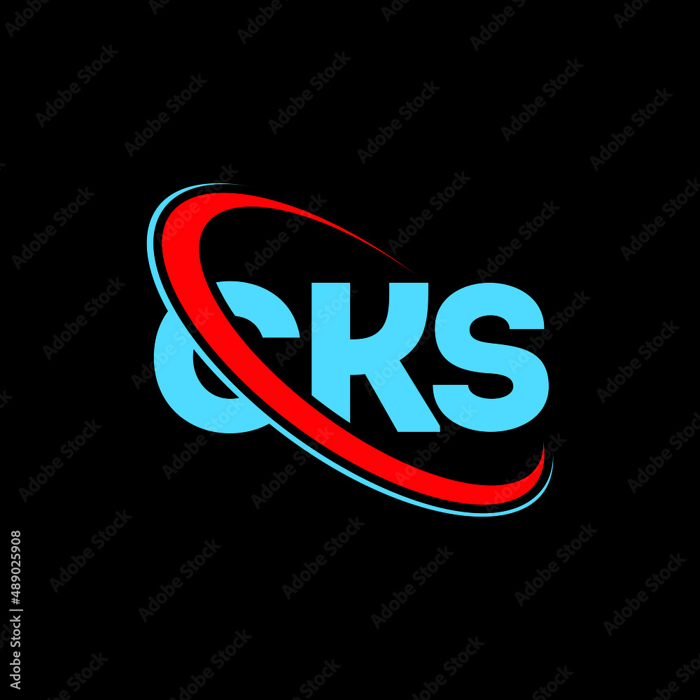 CKS logo. CKS letter. CKS letter logo design. Initials CKS logo linked ...