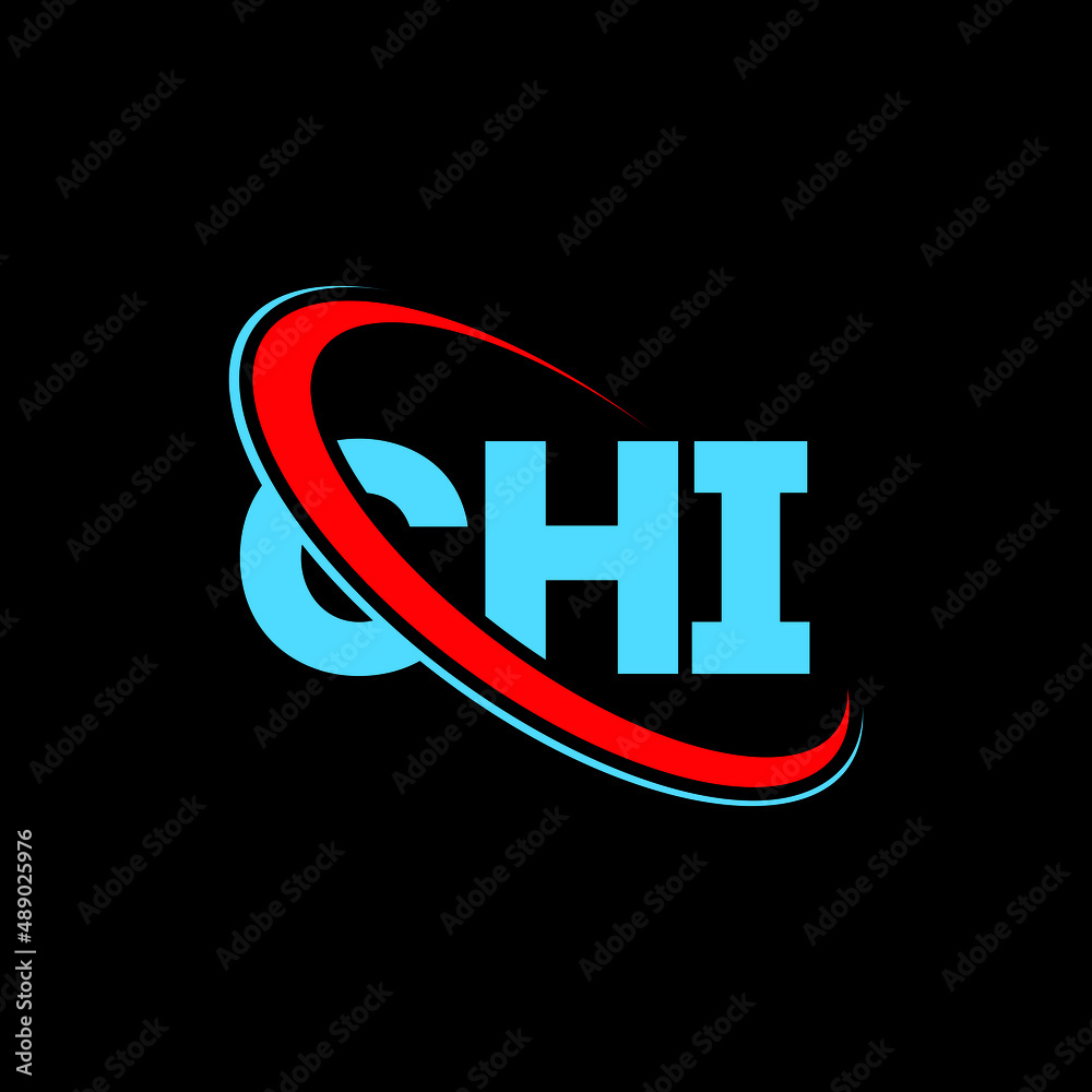 CHI logo. CHI letter. CHI letter logo design. Initials CHI logo linked ...