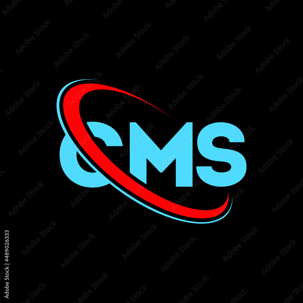 CMS logo. CMS letter. CMS letter logo design. Initials CMS logo linked ...