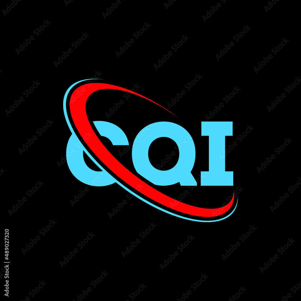 CQI logo. CQI letter. CQI letter logo design. Initials CQI logo linked ...