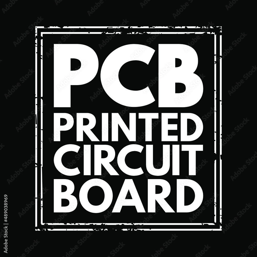 Poster PCB Printed Circuit Board - laminated sandwich structure of ...