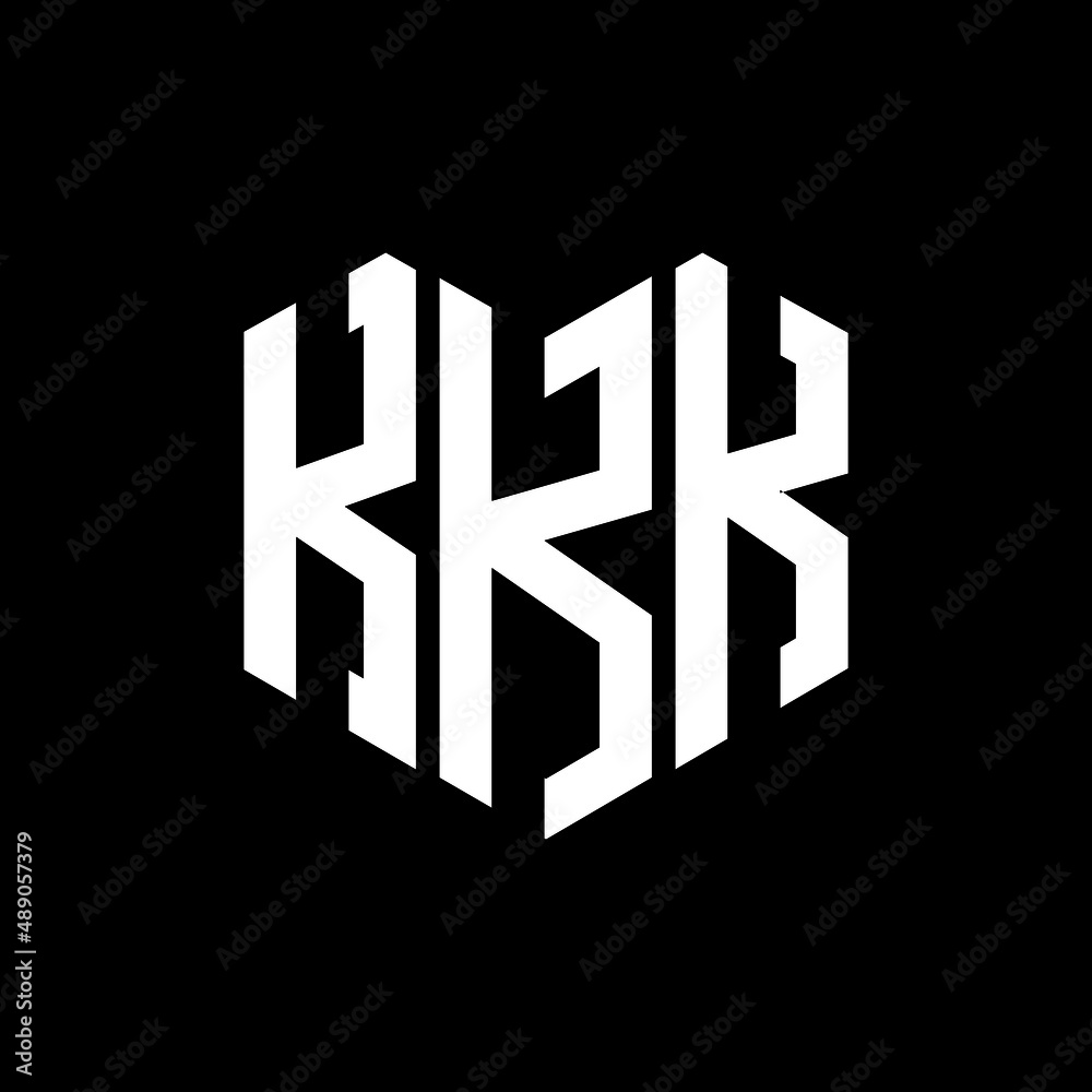 KKK letter logo design on black background.KKK creative initials letter ...