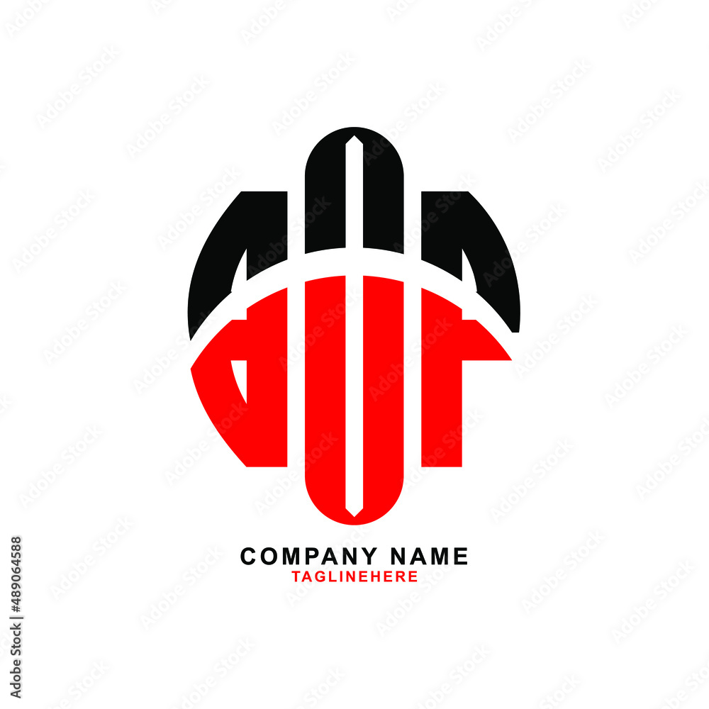 BOP letter design. BOP letter logo design with white background. BOP ...