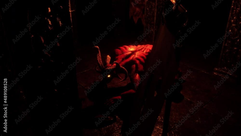 Goat Demon Baphomet VJ Loop – behold to the symbol of hell! Hold your ...